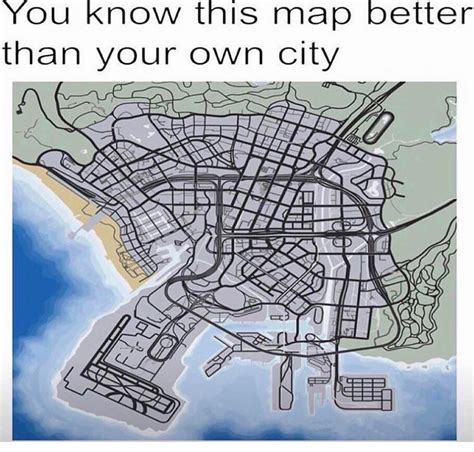 You Know This Map Better Than Your Own City Funny