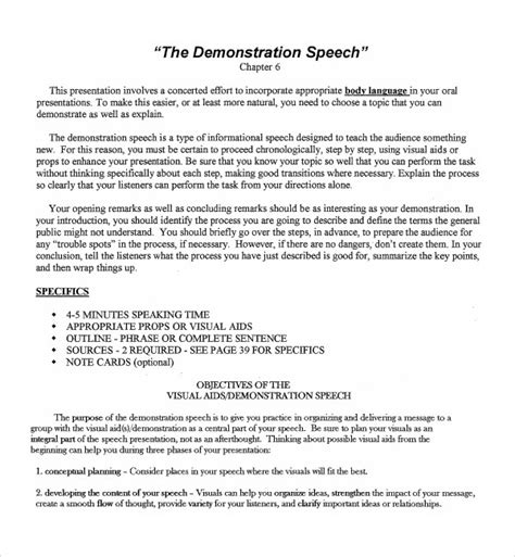 Understanding Demonstration Speeches And How To Write One In English