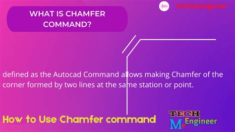 What Is Autocad Chamfer Command How To Use This Command