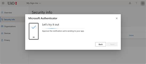 How To Set Up Microsoft Authenticator If Youre Already Using Another Method University Of Oslo
