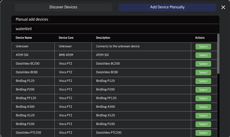 No Selectable Devices SKAARHOJ Wiki