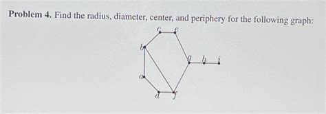 solved problem 4 ﻿find the radius diameter center and