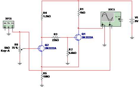 Two Transistor Schmitt Trigger Msb025e