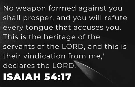 No Weapon Formed Scripture