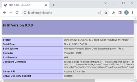 Php Установка веб сервера Apache на Windows