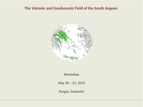 PDF The Volcanic And Geodynamic Field Of The South Aegean