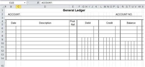 4 Ledger Statement Formats In Excel Word Excel Formats