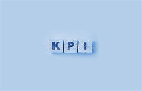 KPI Word Written In Wooden Cubes Key Performance Indicator Business Concept Stock Photo Image