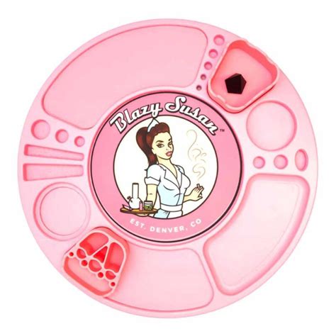 Pink Blazy Susan Spinning Rolling Tray — Blazy Susan Wholesale Blazy Brands