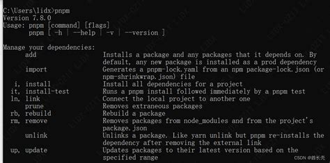Solving Pnpm Is Not An Internal Or External Command Pnpm Installation Tutorial Programmer Sought