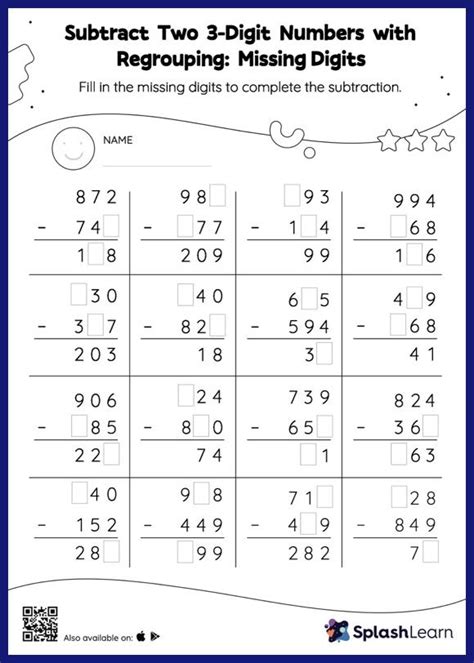 Regrouping Subtraction 3 Digit Numbers Y3 Add Subtract Lesson 4d 3