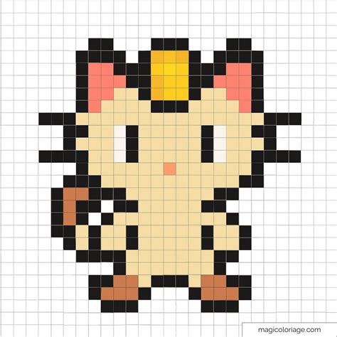 Umbreon Pixel Art Simplified Design For Pokémon Fans