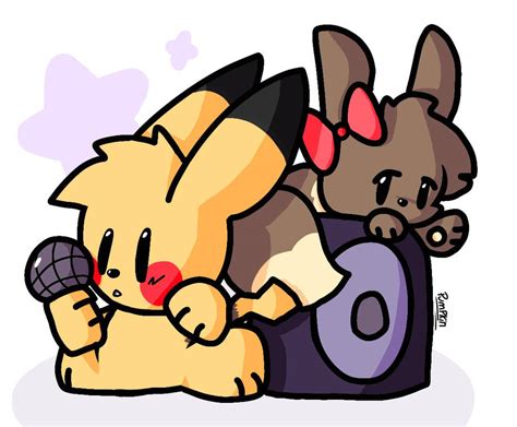 Pikachu And Eevee In Friday Night Funkin By Pumpkinpelt170 On Deviantart