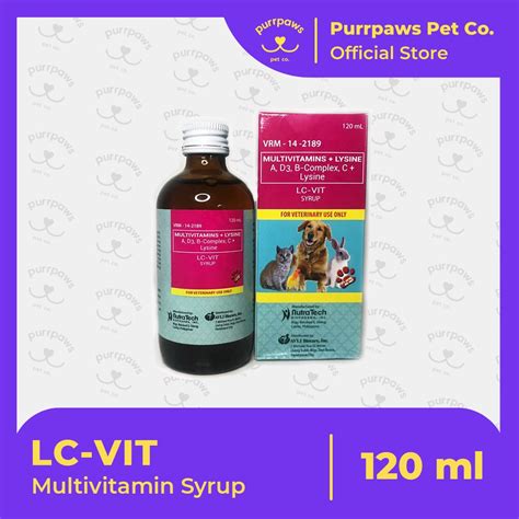 LC VIT Syrup Pet Multivitamins ML ML Lazada PH