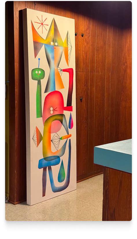 Mirrors Tim Biskup Face Guts