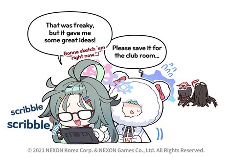 Tsurugi Mashiro Momiji And Meru Blue Archive Drawn By Donminh