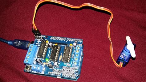 Arduino L293d Motor Driver Shield Control Dc Servo And Stepper Motors