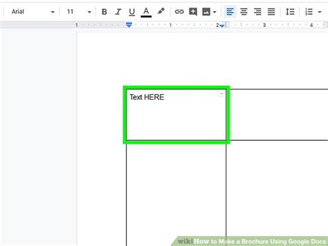 How To Make A Brochure Using Google Docs With Pictures WikiHow