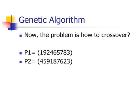 Ppt Ch12 Machine Learning Genetic Algorithm Powerpoint Presentation