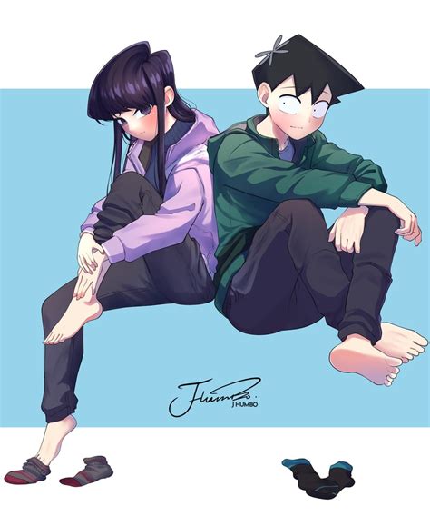 Komi Shouko And Tadano Hitohito Komi San Wa Komyushou Desu Drawn By J