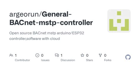 GitHub Argeorun General BACnet Mstp Controller Open Source BACnet Mstp Arduino ESP