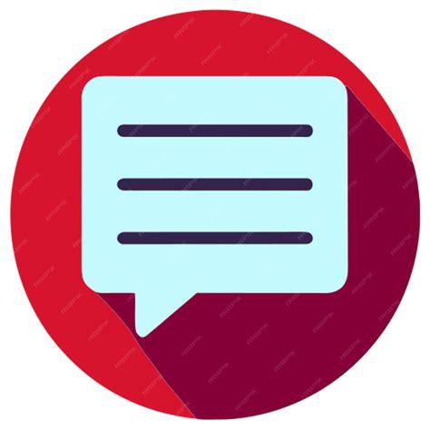 Premium Vector Messaging Icon