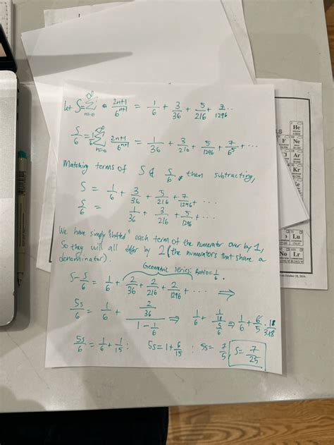 How To Calculate This Infinite Sum Raskmath