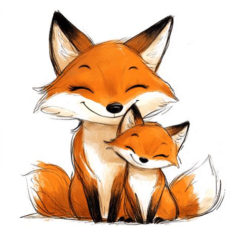 Рисунки и картинки для срисовки Лисы срисовки ру