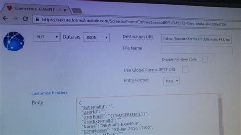 New REST Connector For Forms Forms