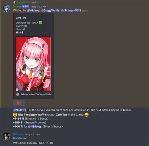 261 Best R Mudae Images On Pholder Some People In My Server Care Way Too Much About Claim Rank