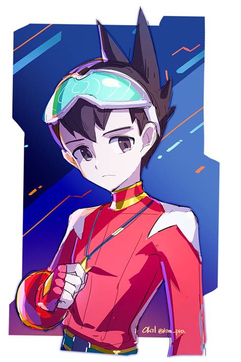 Geo Stelar Mega Man And 1 More Drawn By Ohilohil822 Danbooru