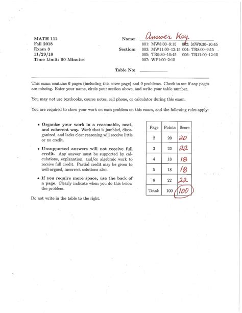 Exam 3 Math 112 Solutions Math 112 Studocu