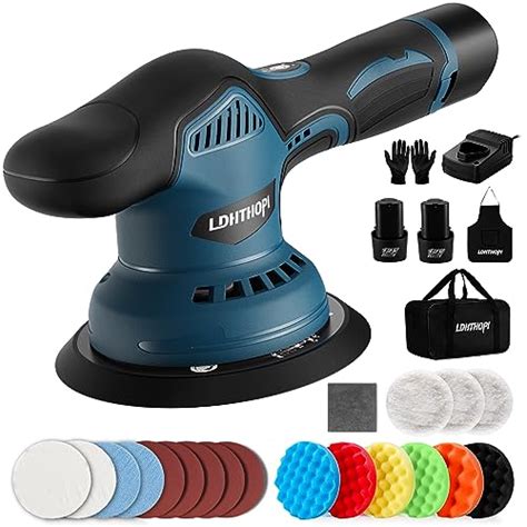 Ldhthopi Cordless Buffer Polisher 2000mah 12v Battery