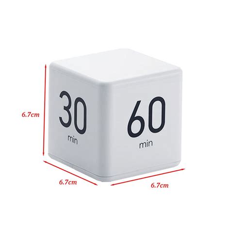 Cube LED Timer For Cooking Shower Study Alarm Cloc Vicedeal