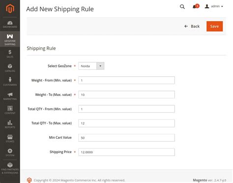 User Guide For Magento 2 Geozone Shipping