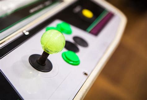 Joystick Yellow Retro Video Gaming