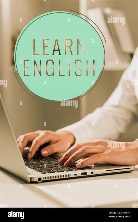 Text Showing Inspiration Learn English Business Overview Universal