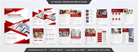 Premium Vector Set Of Minimalist Business Brochure Template With Simple Style And Modern Layout
