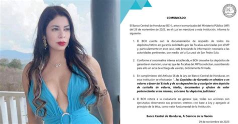Fiscal capturada: BCH se pronuncia por sustracción de L63 millones