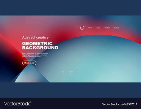 Circle Abstract Background With Fluid Gradient Vector Image