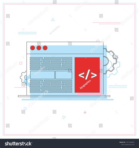 Programming Coding Best Programming Languages Flat Stock Vector