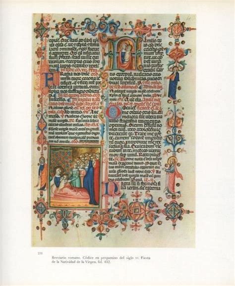 Biblio Lamina V17673 Breviario Romano Codice Del Siglo Xv By Varios