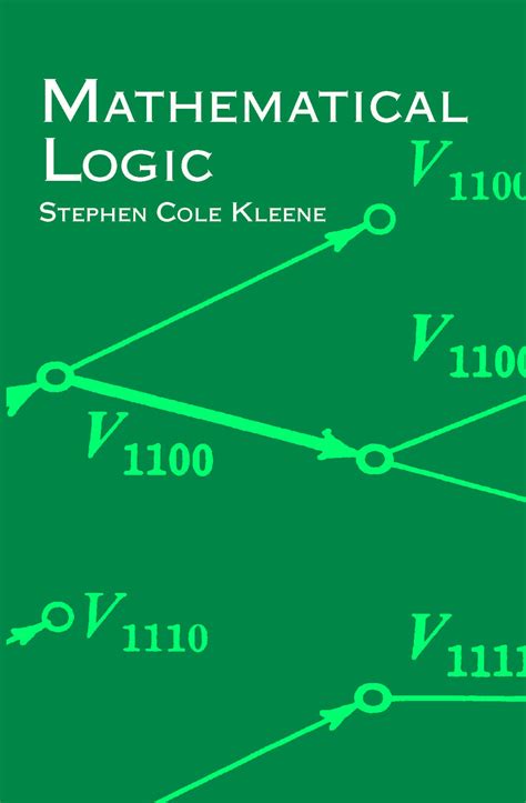 Mathematical Logic Dover Books On Mathematics Kleene Stephen Cole