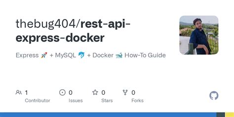 rest api express docker docker compose yml at main · thebug404 rest api
