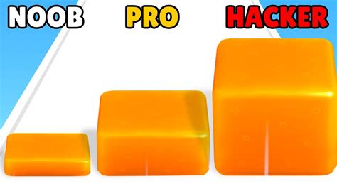 NOOB Vs PRO Vs HACKER In Level Up Jelly YouTube