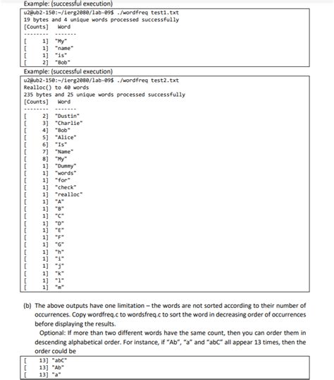 2 Count Word Frequency In A File 60 Marks A