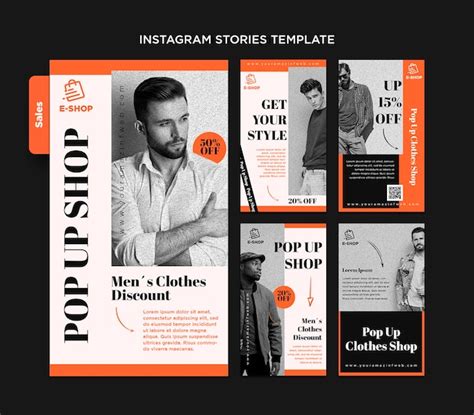 Premium Psd Pop Up Shop Template Design