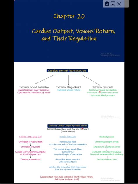 Chapter 20 Cardiac Output Venous Return And Their Regulation Pdf