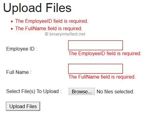 Upload Files Using JQuery Ajax And JavaScript Interop In Blazor BinaryIntellect Knowledge Base
