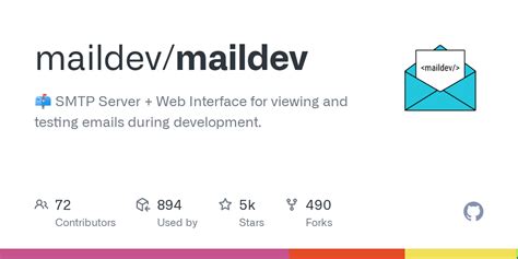 github maildev maildev mailbox smtp server web interface for